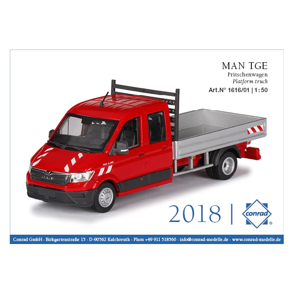 1616/01 Conrad MAN TGE Plateau - Cf-models