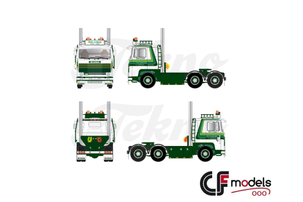 86680 Tekno Scania 141 6x4 Patrick v.d. Hoeven - Cf-models