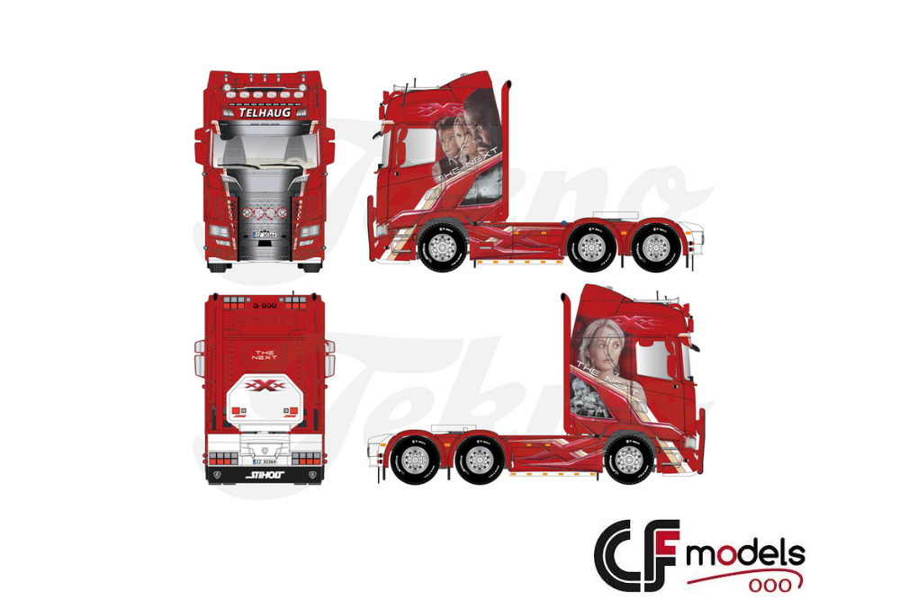 86347 Tekno Scania Next Gen S-serie Highline 6x4 Telhaug - The Next ...